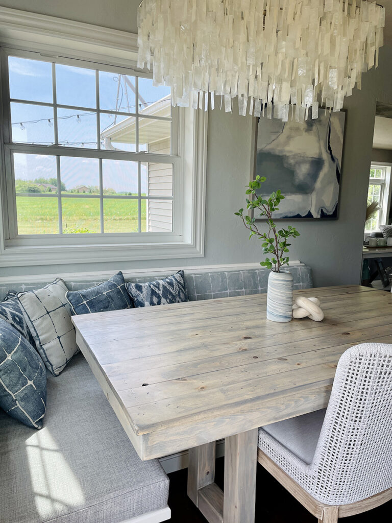 5 Steps to a Coastal Breakfast Nook Makeover - Flairfully Yours