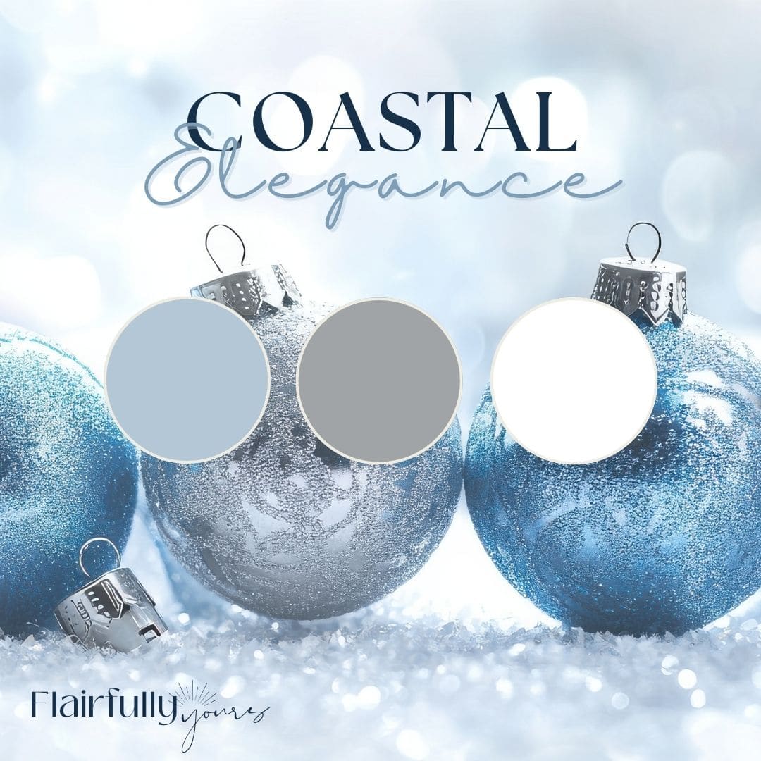 Coastal Christmas Decor: 3 Holiday Color Palettes - Flairfully Yours