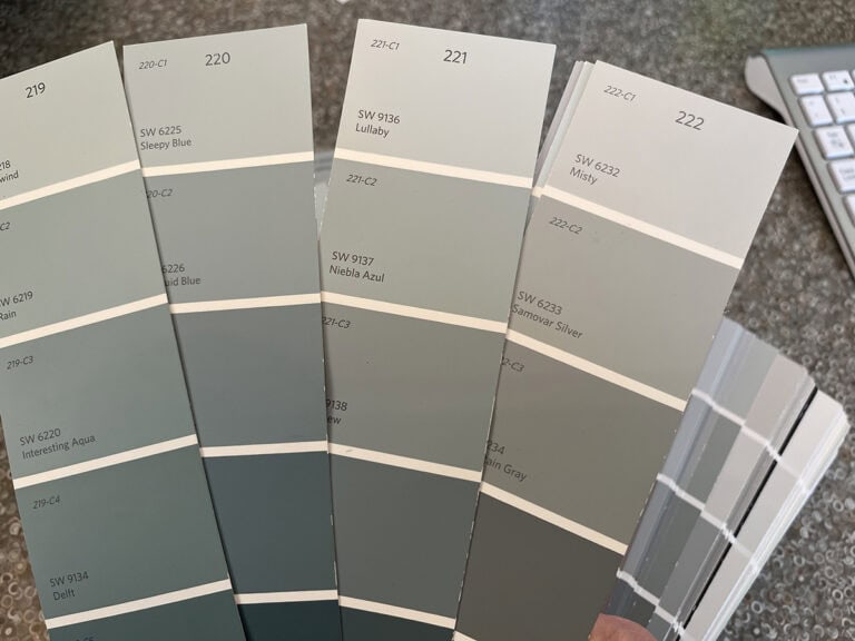 The Best Coastal Blue Cabinet Paint Colors: Why I Love Niebla Azul
