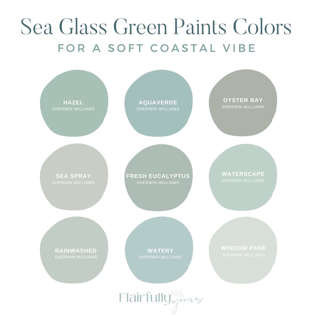 How to Use Sea Glass Green: Paint Picks and Coastal Styling Tips ...