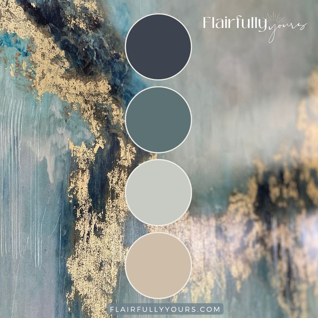 Coastal Glam Color Palette: Moody Blues, Misty Grays & Sandy Neutrals ...